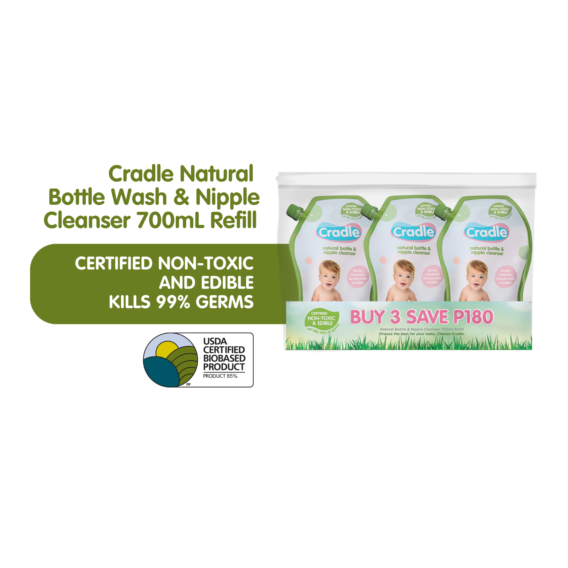 Cradle Natural USDA BioPreferred Certified – NurseryVan.com